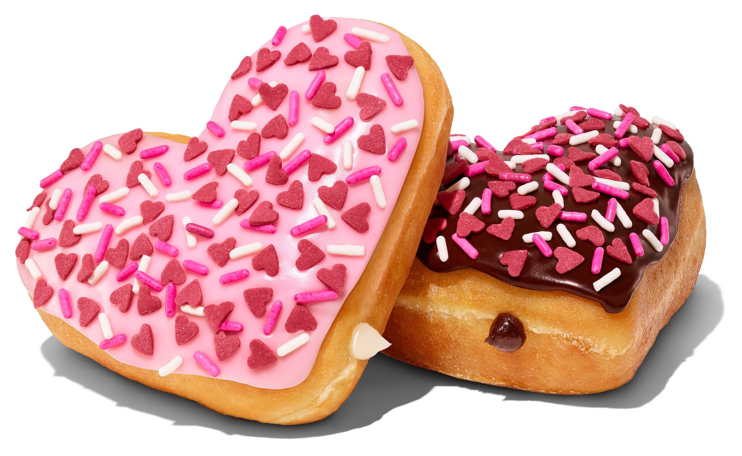 Brownie batter is back at Dunkin'! Check out the Valentine's Day menu