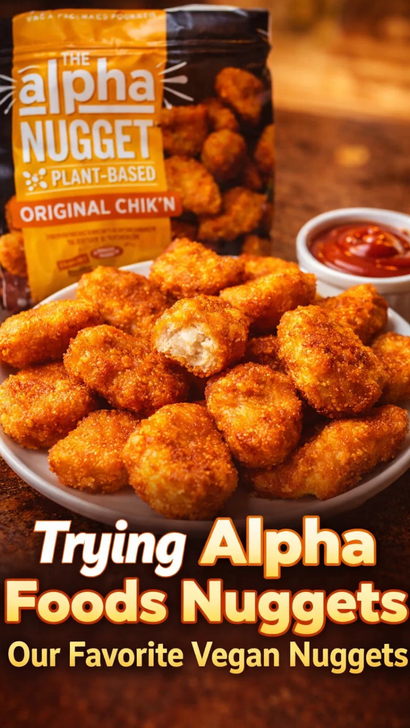 Trying Alpha Foods nuggets | Our favorite vegan nuggets