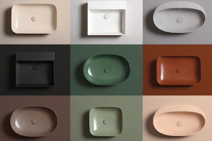 10 easy pieces: Colorful bathroom sinks