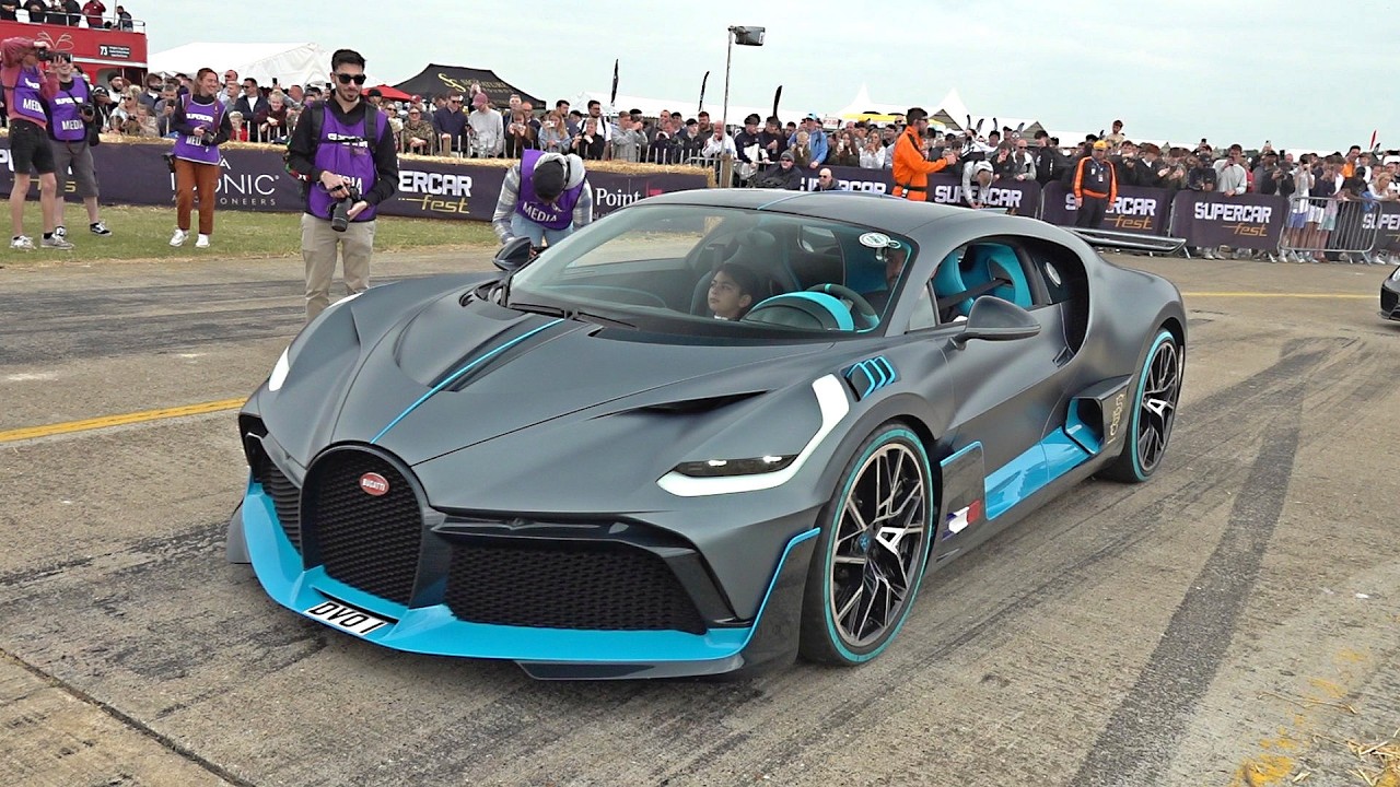 Bugatti Divo, la supercar di lusso messa alla prova su una pista ...