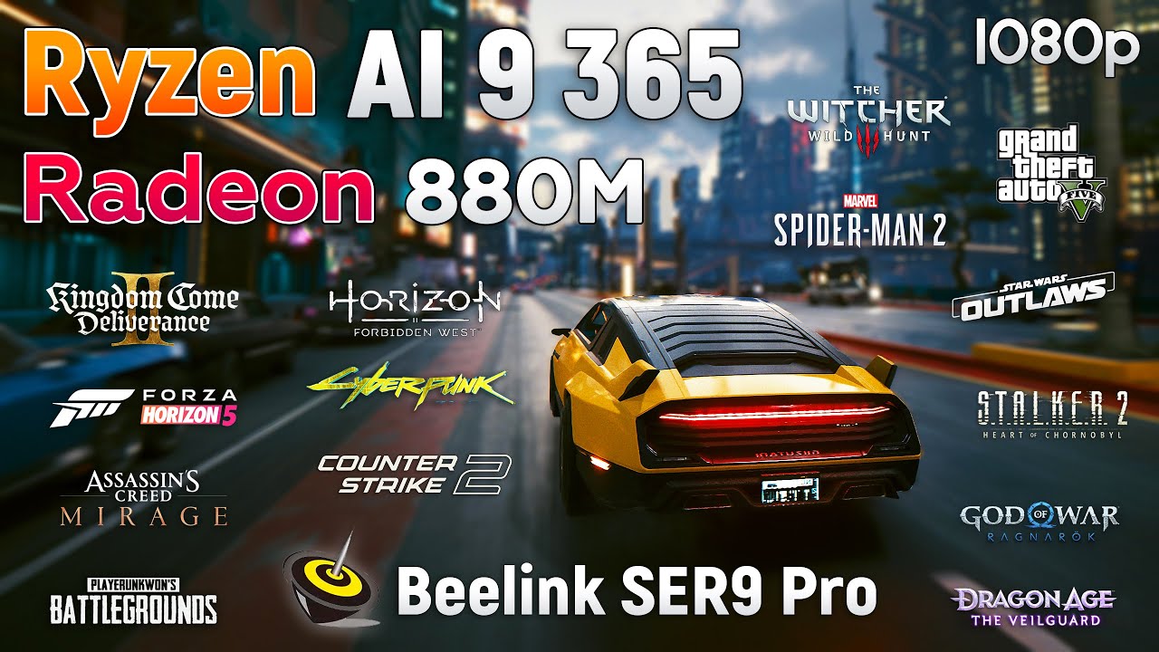 Ryzen AI 9 365 + Radeon 880M - Gaming on Beelink SER9 Pro