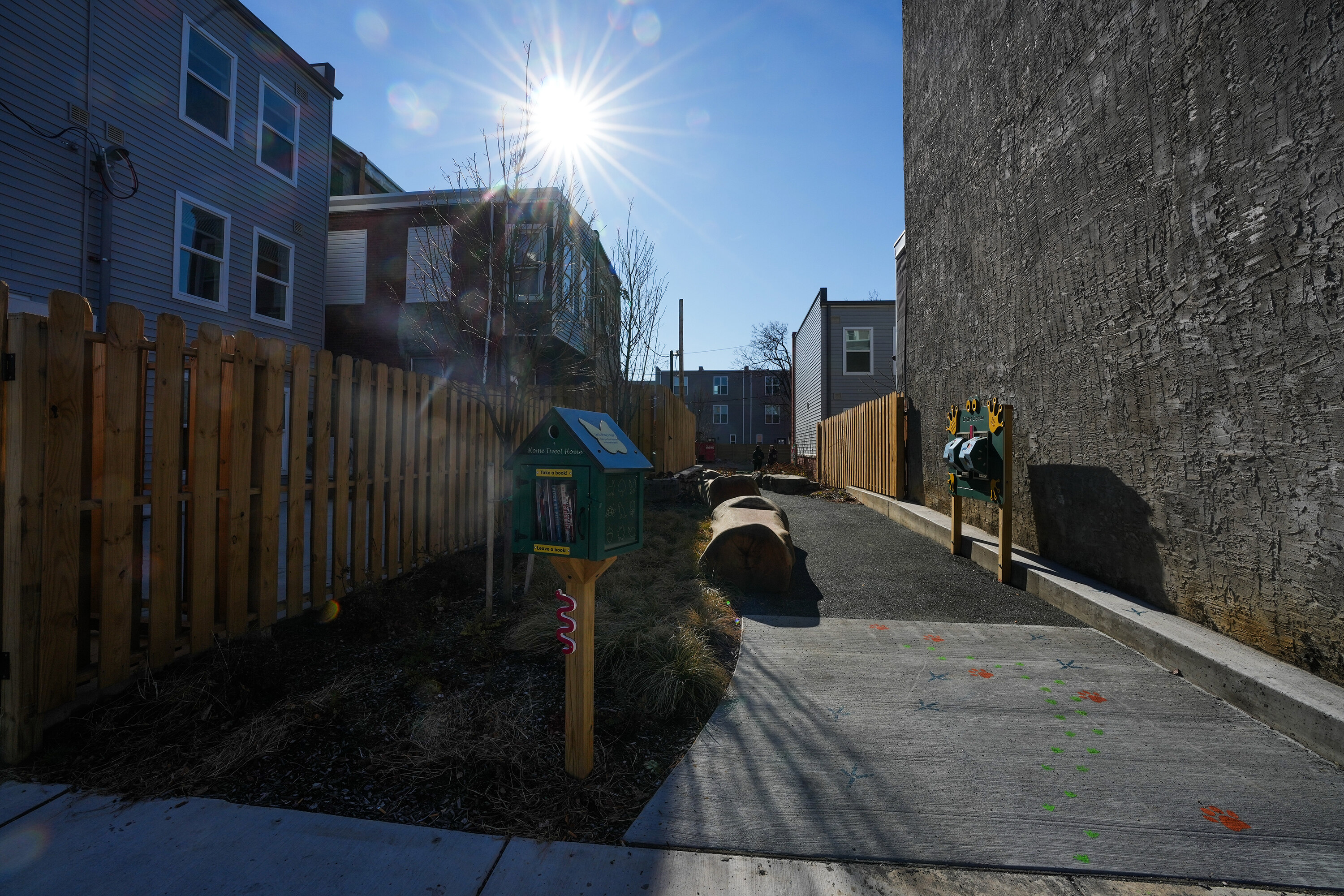 Educational play spaces were built at two North Philly affordable ...