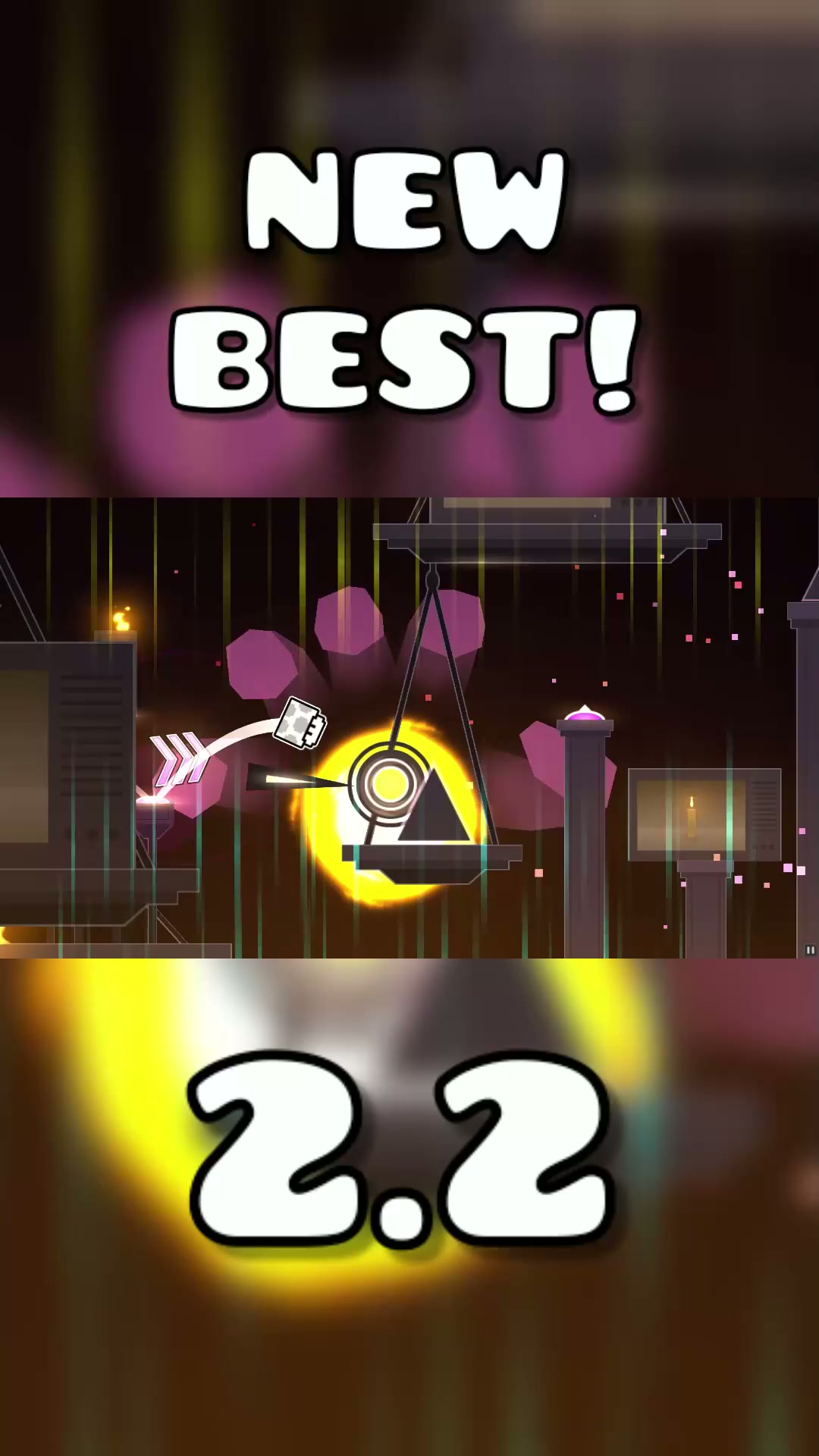 Geometry Dash 2.2 best level #shorts #deluxe12