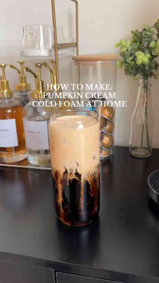 The tastiest pumpkin cream cold foam recipe