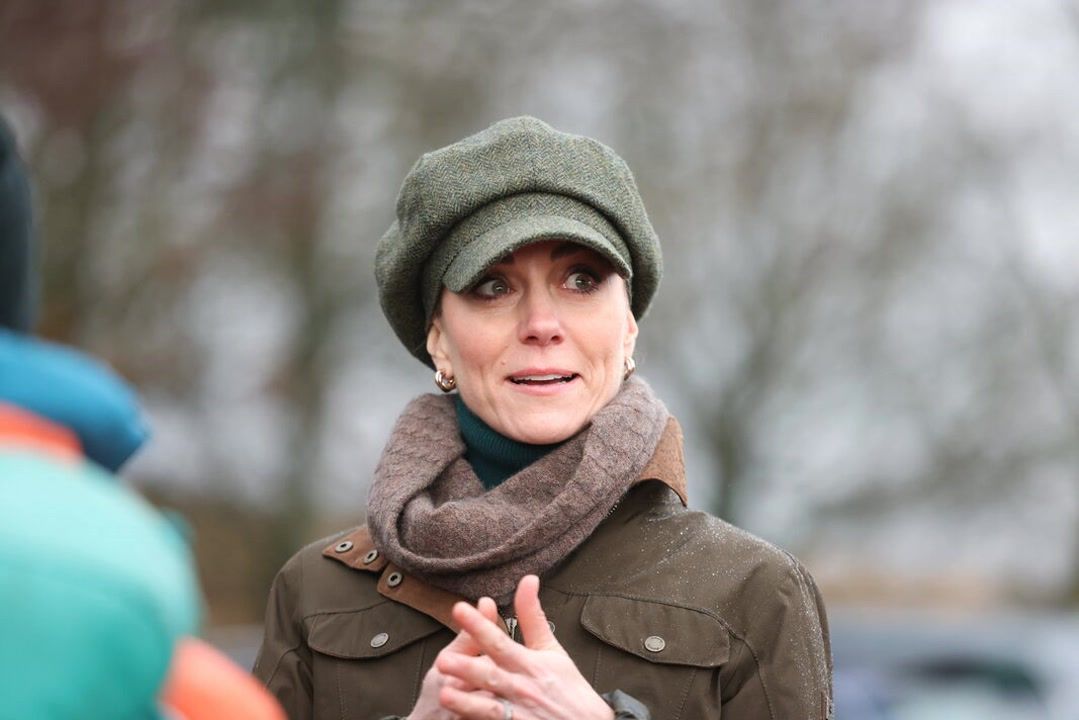 Princess Kate debuts plait during Peak District walk