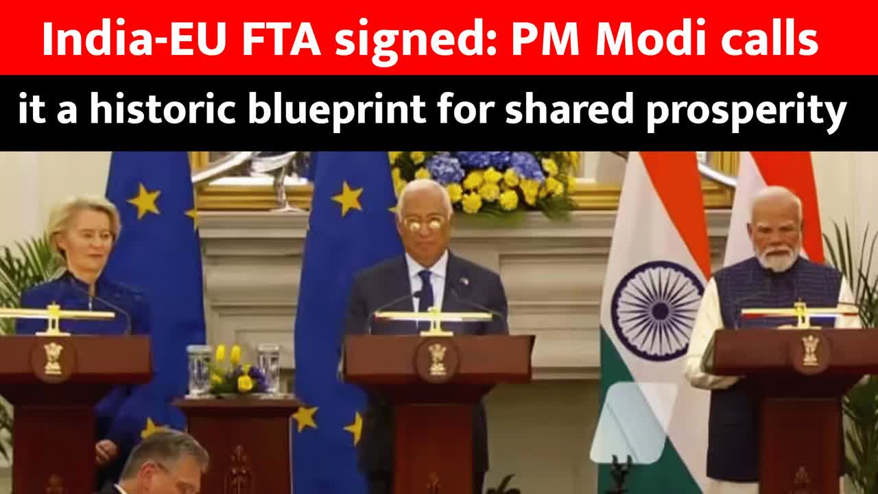 'Not just a trade agreement, but a blueprint for shared prosperity': PM ...