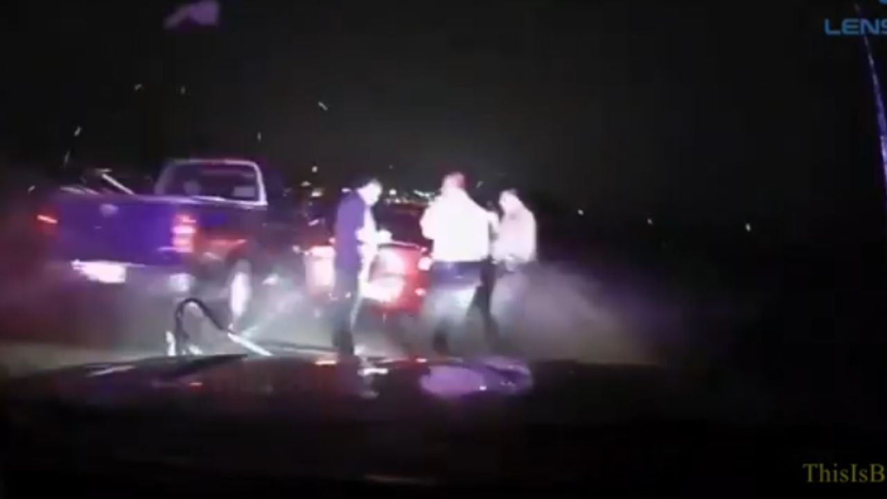 New sheriff dash cam video shows truck slamming a patrol vehicle during ...
