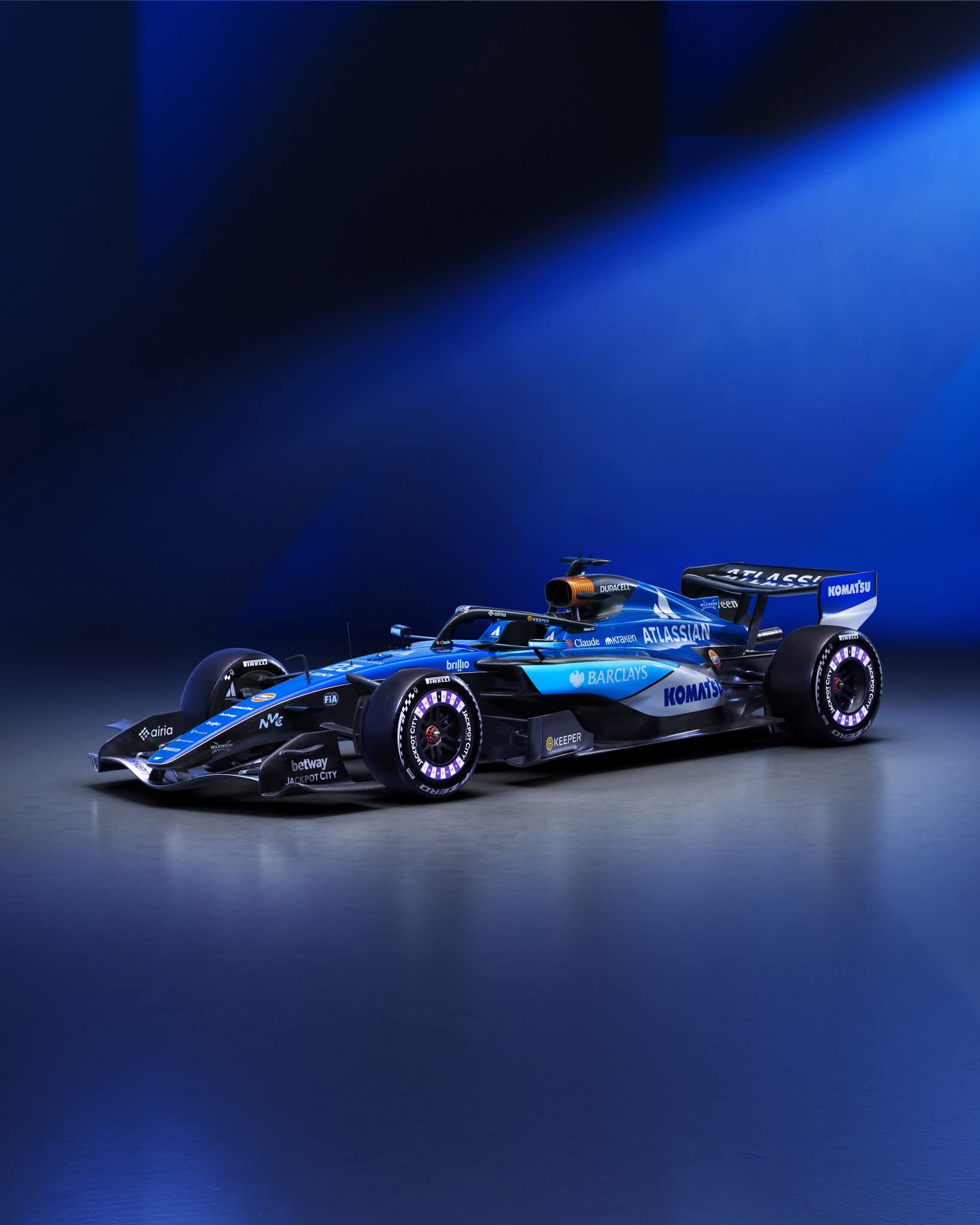 Atlassian Williams F1 Team reveals bold new racing livery for 2026