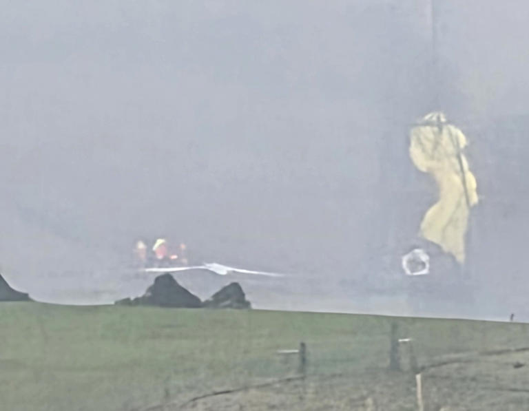 Light aircraft crashes in Greater Manchester sparking major emergency ...