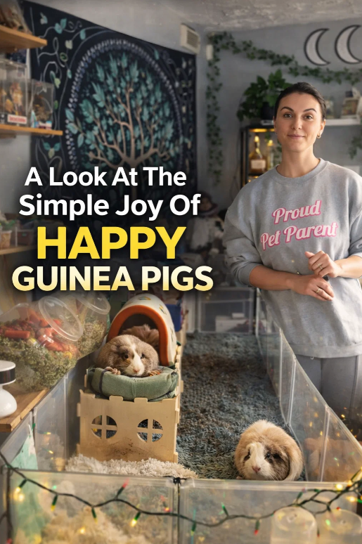 A look at the simple joy of happy guinea pigs