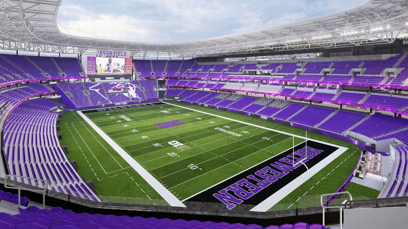 Northwestern to debut Ryan Field vs. Penn State on Oct. 2