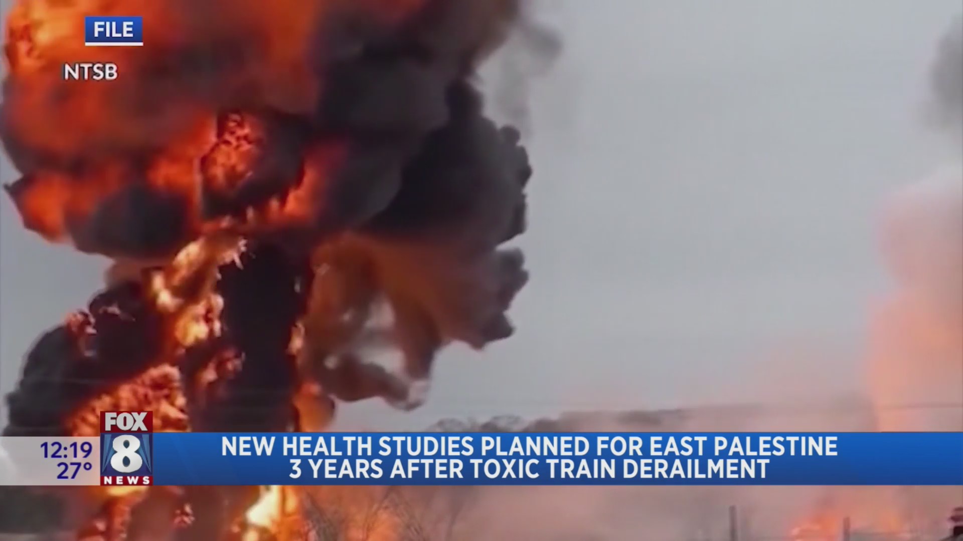 East Palestine 3 years after toxic train derailment