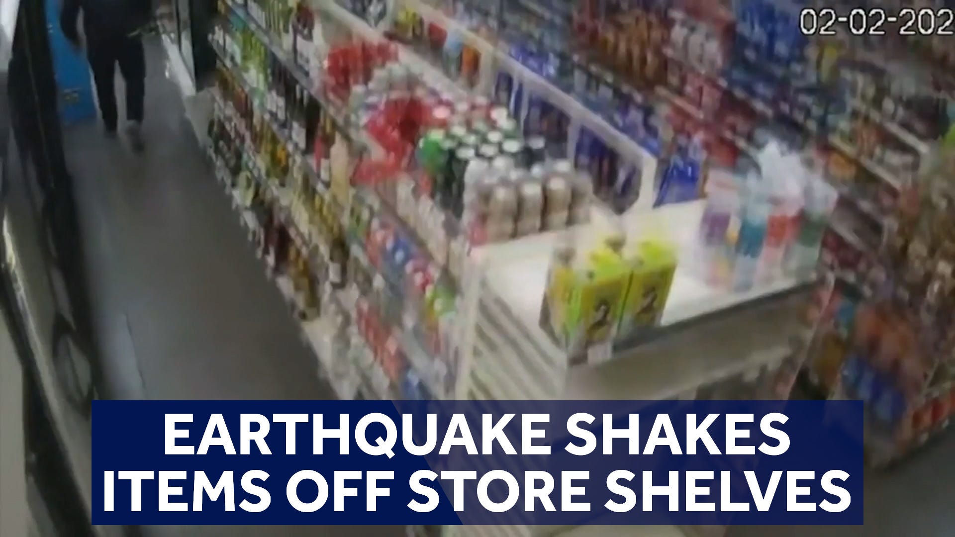 Video shows effects of earthquake in Bay Area at start of Super Bowl week