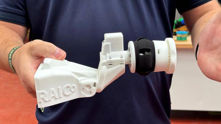 Four-legged robot trailled to monitor radiation