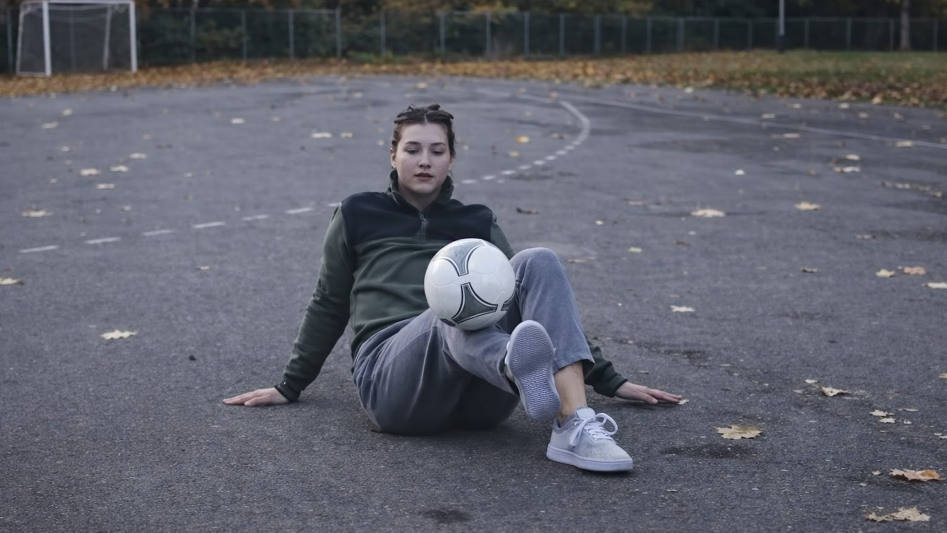 Woman shows pro freestyle skills