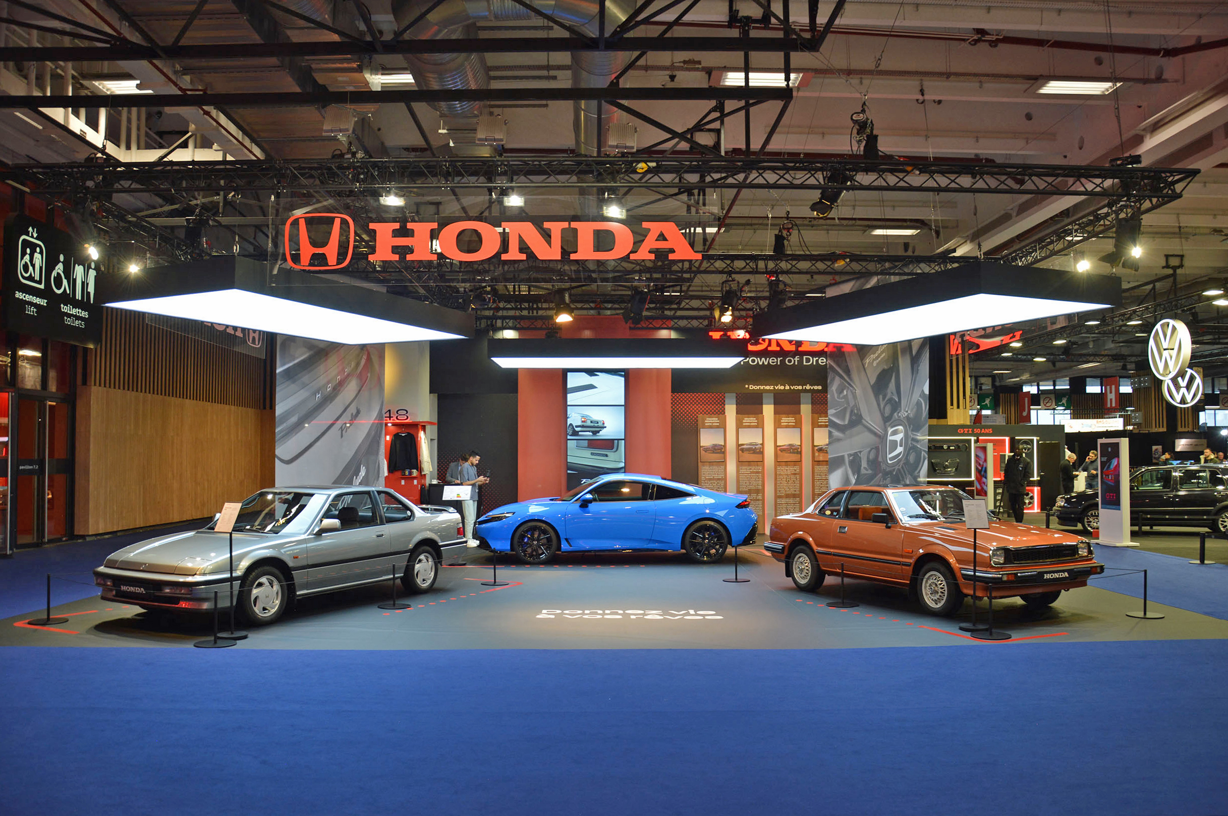 Honda tells a tale of three Preludes at Retromobile