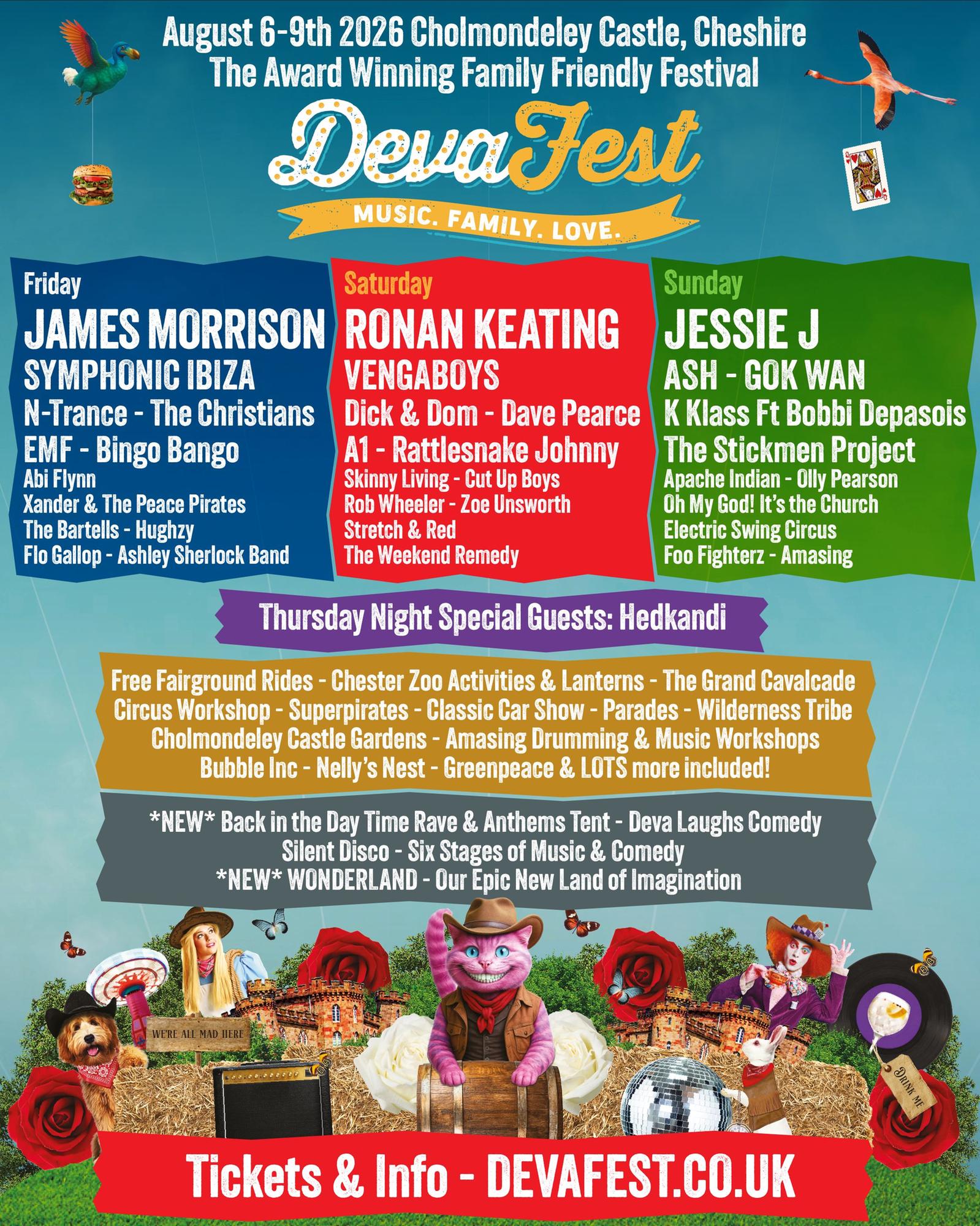 Deva Fest 2026: Full line-up confirmed including James Morrison
