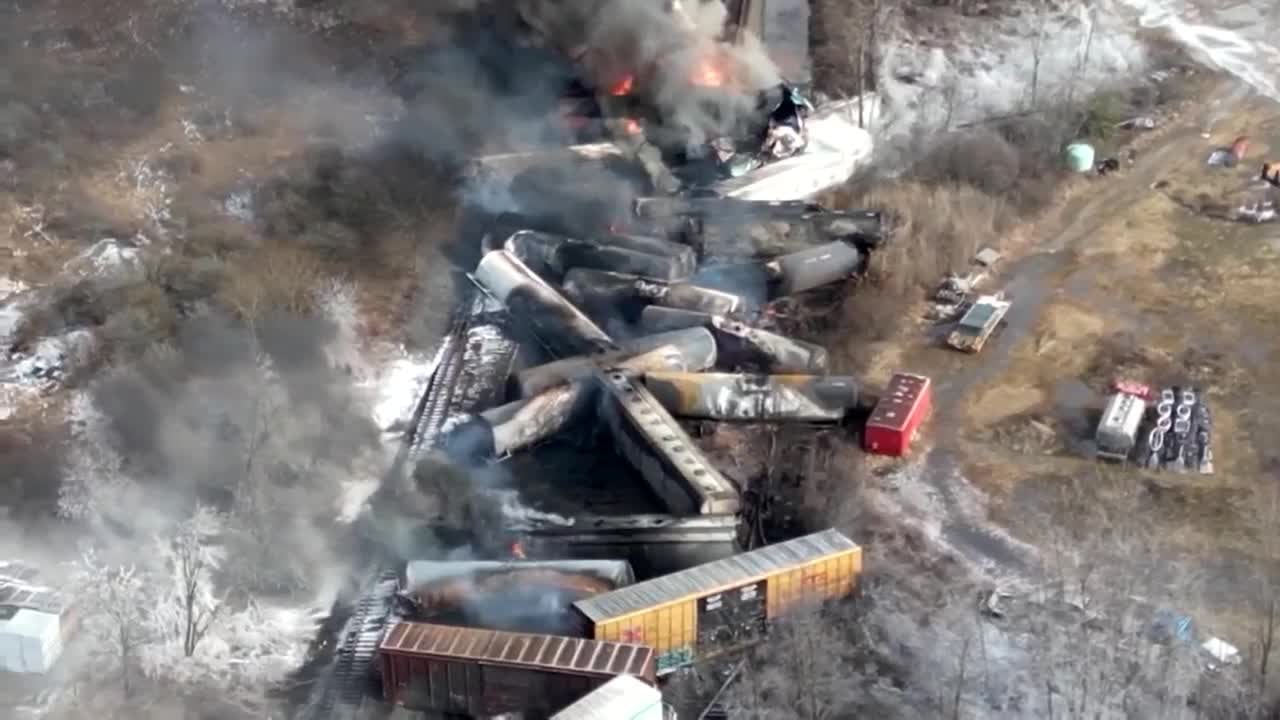 Trump urges GOP to back rail safety amendment after East Palestine ...
