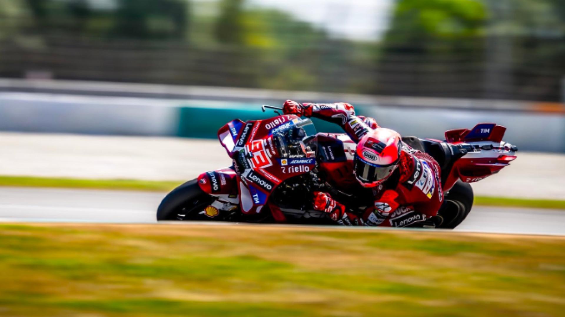 Marc Márquez (Ducati) empieza fuerte y domina el primer día de test en ...