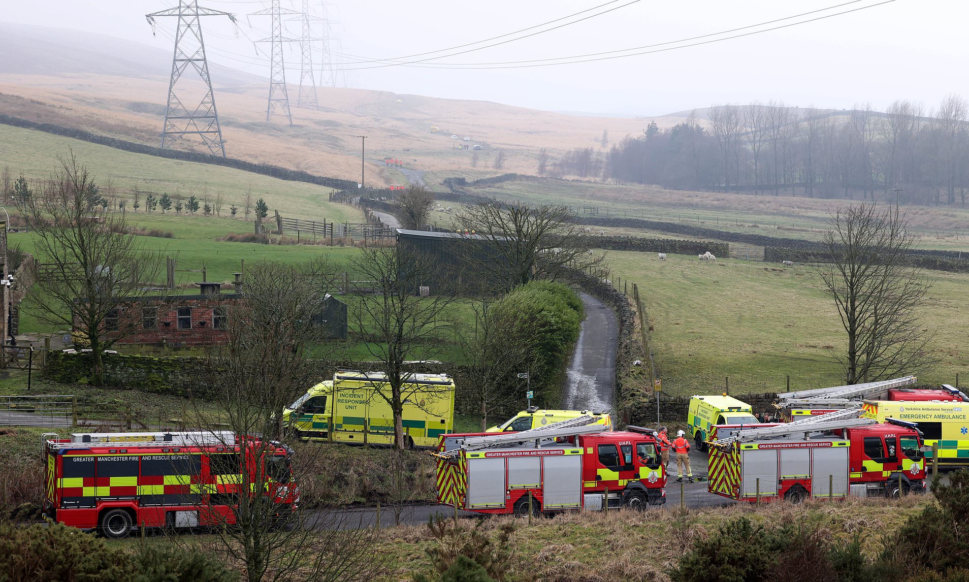 Two killed in light aircraft crash in Manchester, police confirm