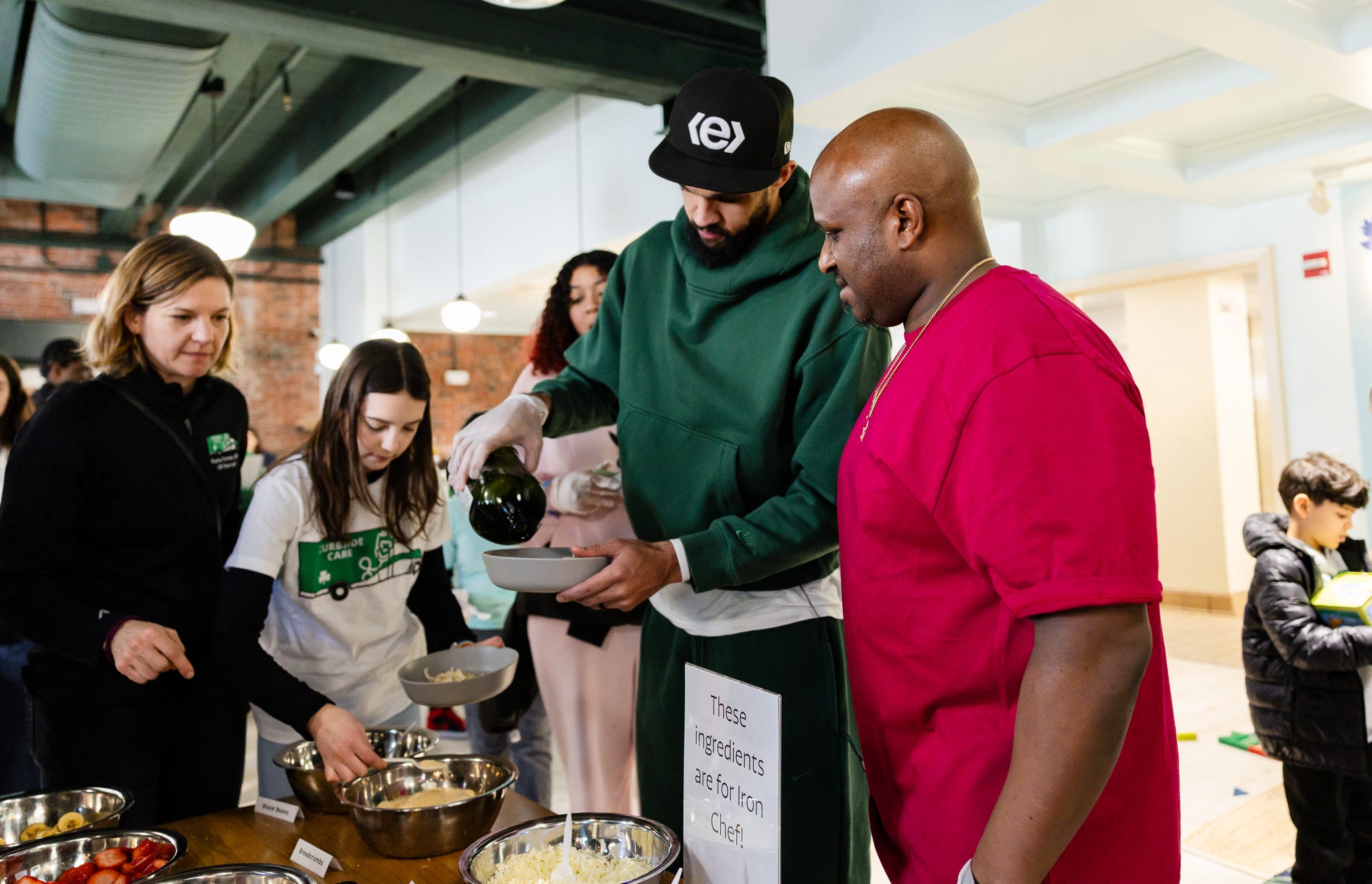 Derrick White, Boston Celtics host 2026 Curbside Care event