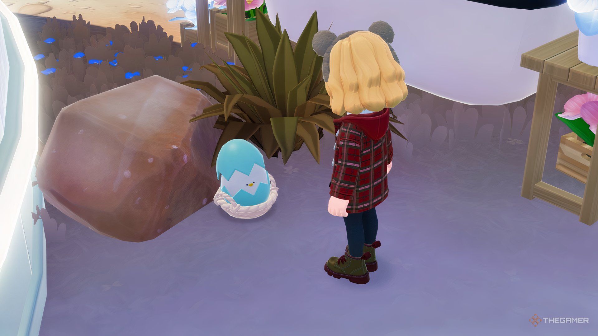 Where to find Onsen Egg Promise Treasure Hunt egg for day 4 in Heartopia