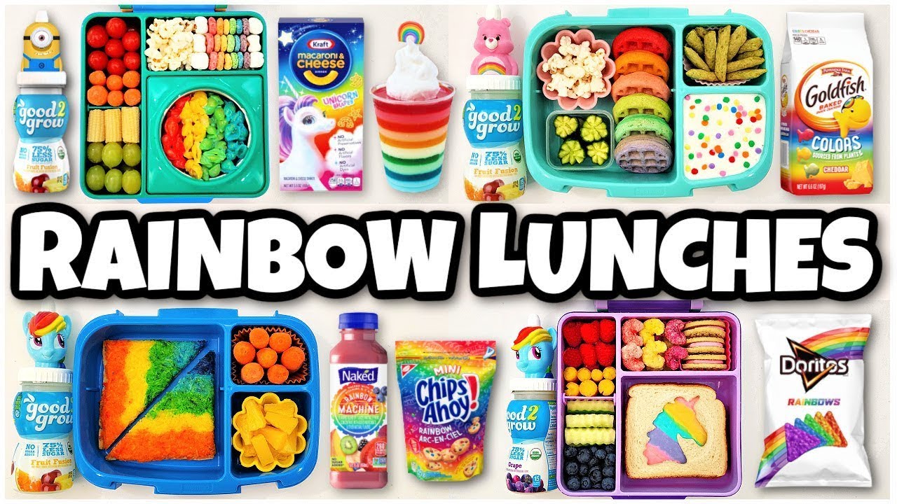 Rainbow lunch ideas 🌈 bunches of lunches