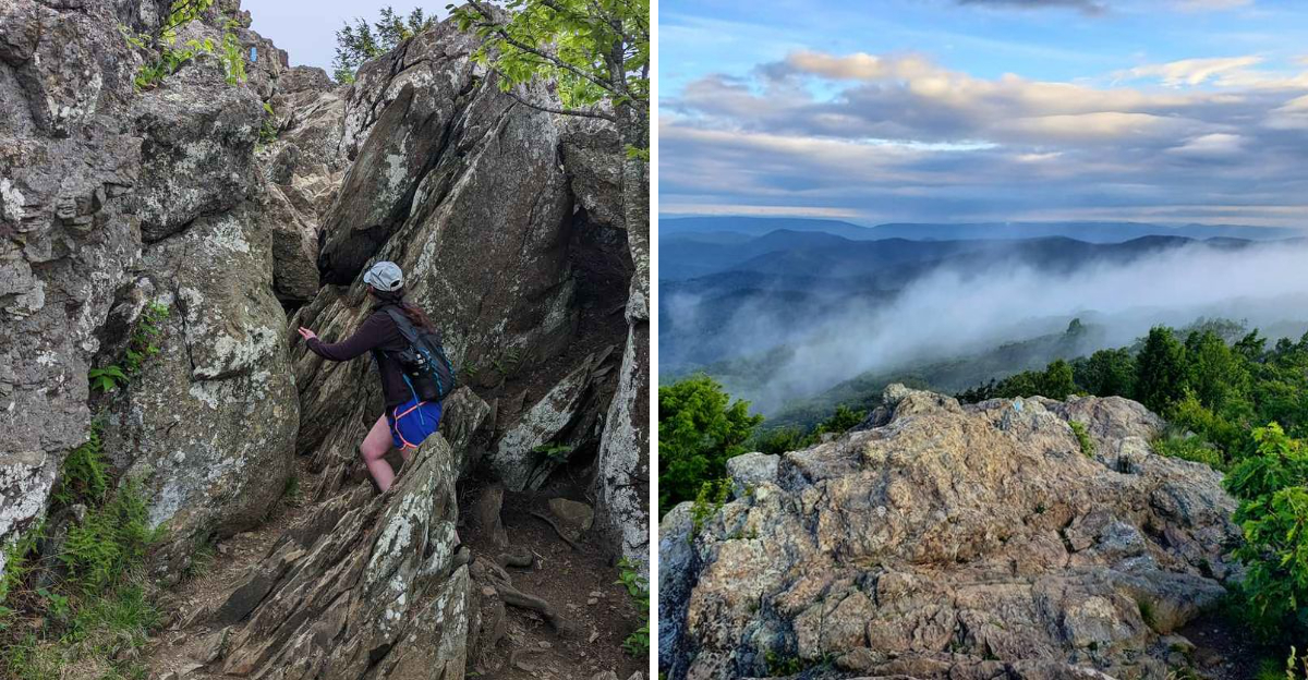 This Virginia hidden mountain trail offers endless views and solitude