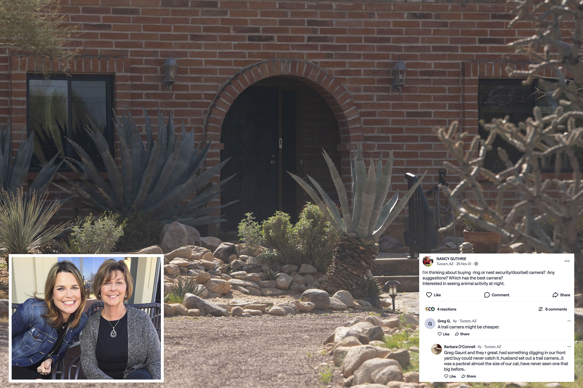 Nancy Guthrie once asked about 'best' outdoor cameras for 'activity at ...