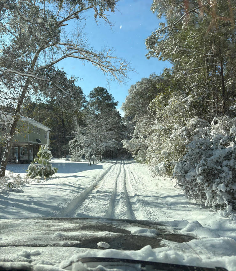 Photos & videos: Winter storm brings snow across southeastern NC