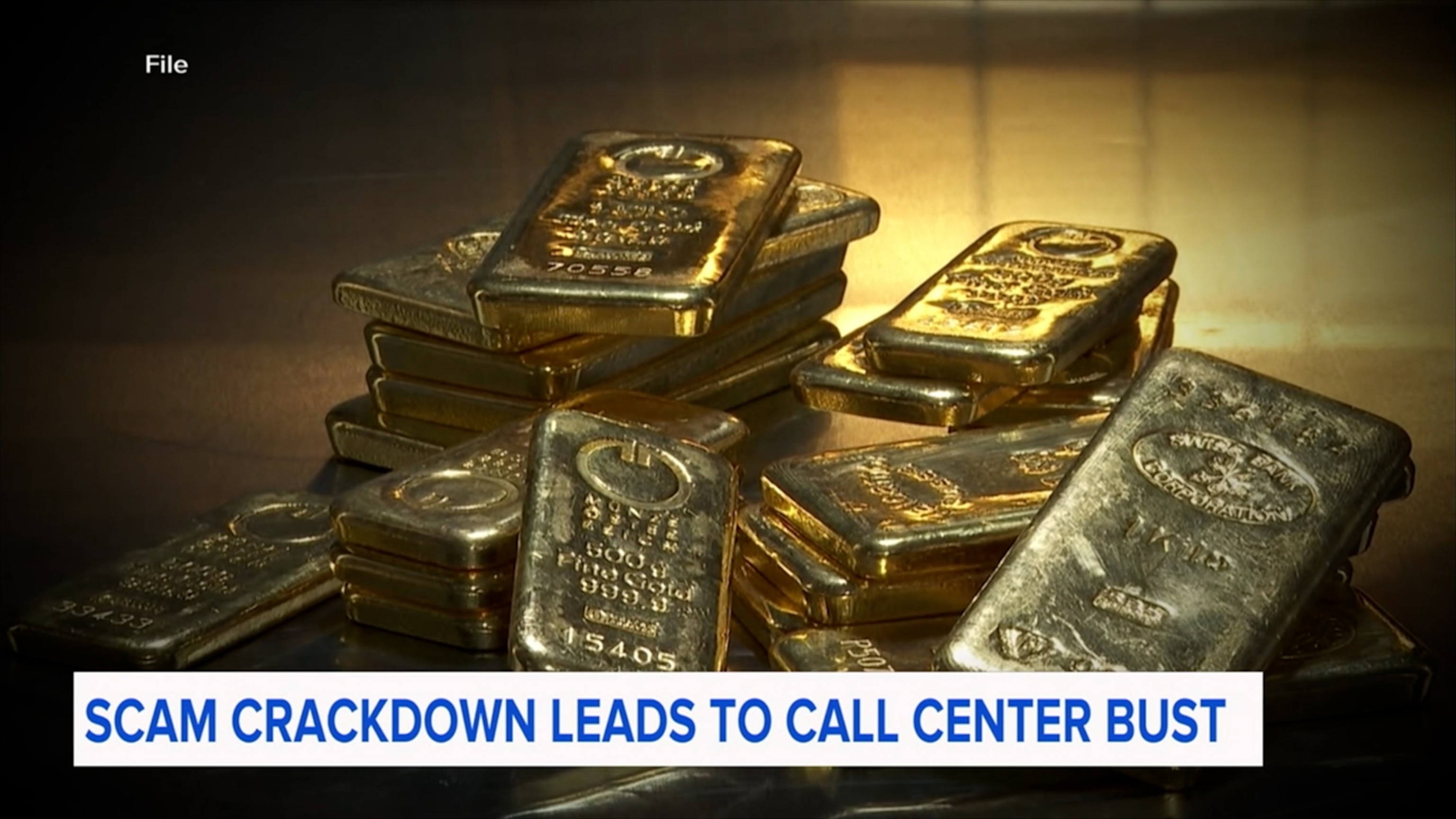 Authorities shut down 3 call centers linked to gold bar scam