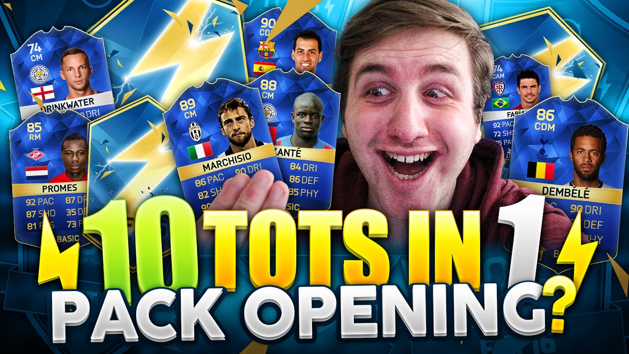 10 TOTS in 1 pack opening?