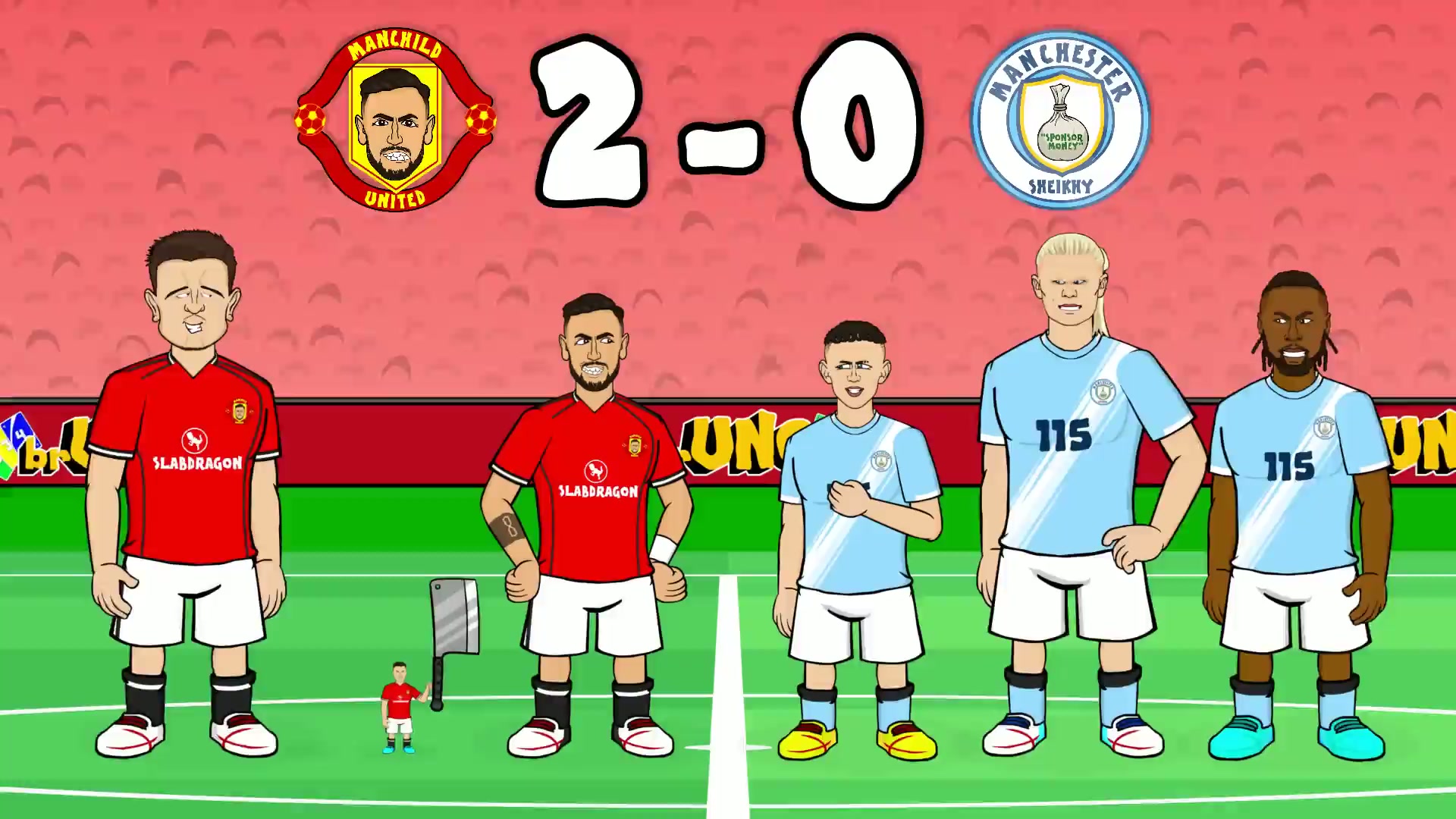 2-0! Manchester is red! 🔴 Man Utd vs Man City goals & highlights