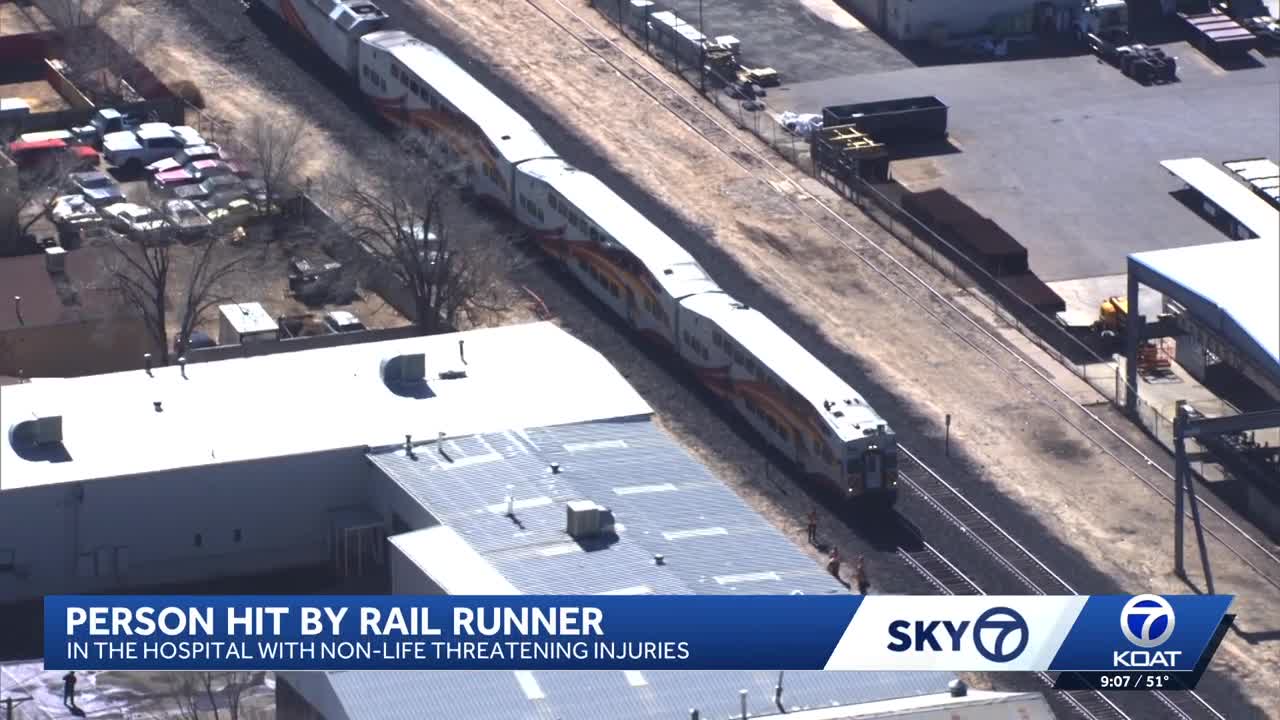 Person hit by Rail Runner train in Albuquerque