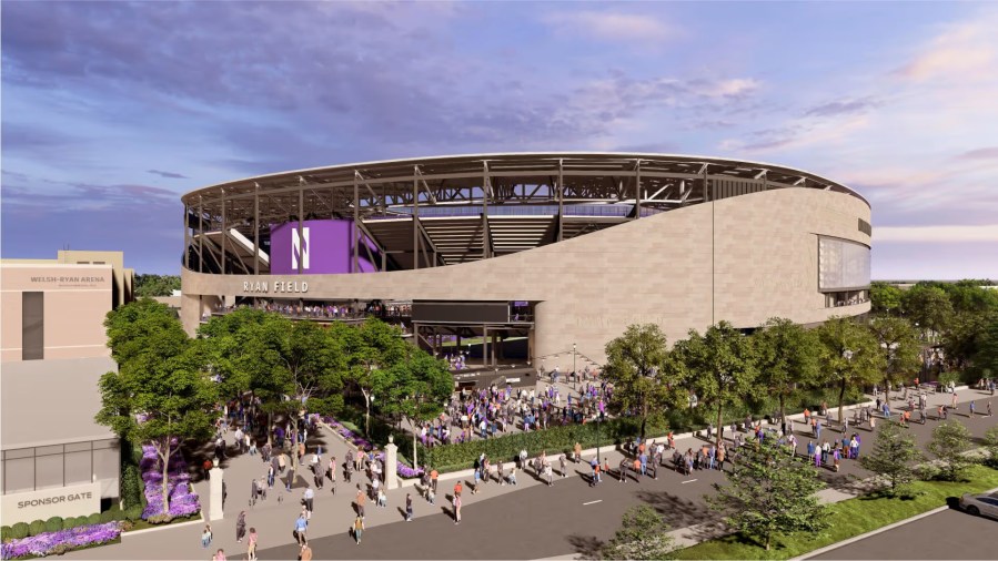 Northwestern football team to host 1st game at new Ryan Field exactly ...