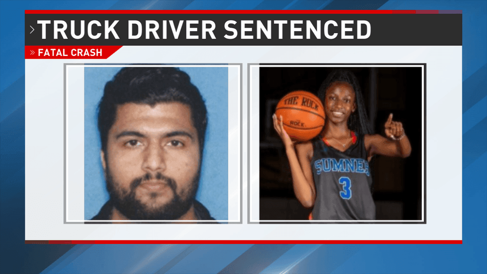 Truck driver sentenced for crash that killed teenage girl