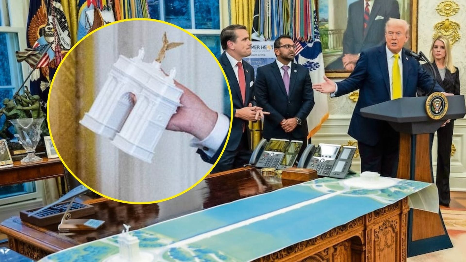 Arc de Trump: Trump impulsa un arco monumental en Washington para el ...