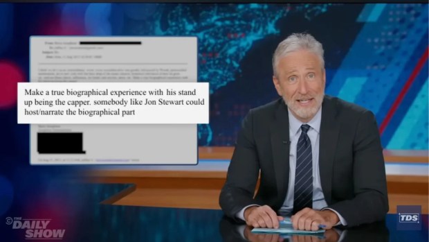 Jon Stewart explains how he wound up in the Epstein files: 'This is ...