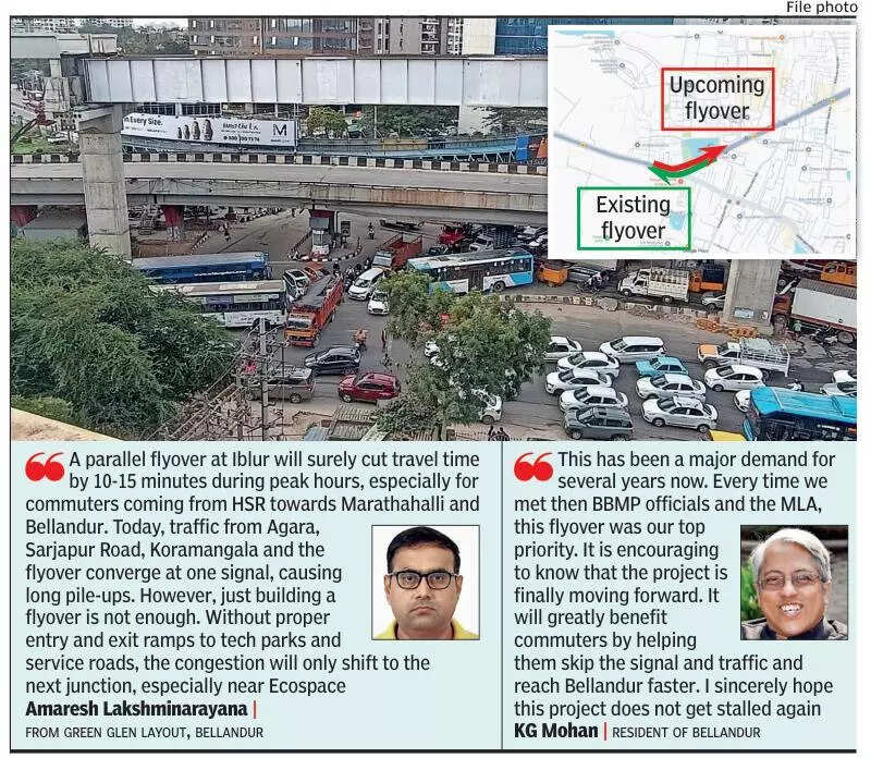 800-metre flyover planned to decongest Iblur Junction on Bengaluru’s IT ...