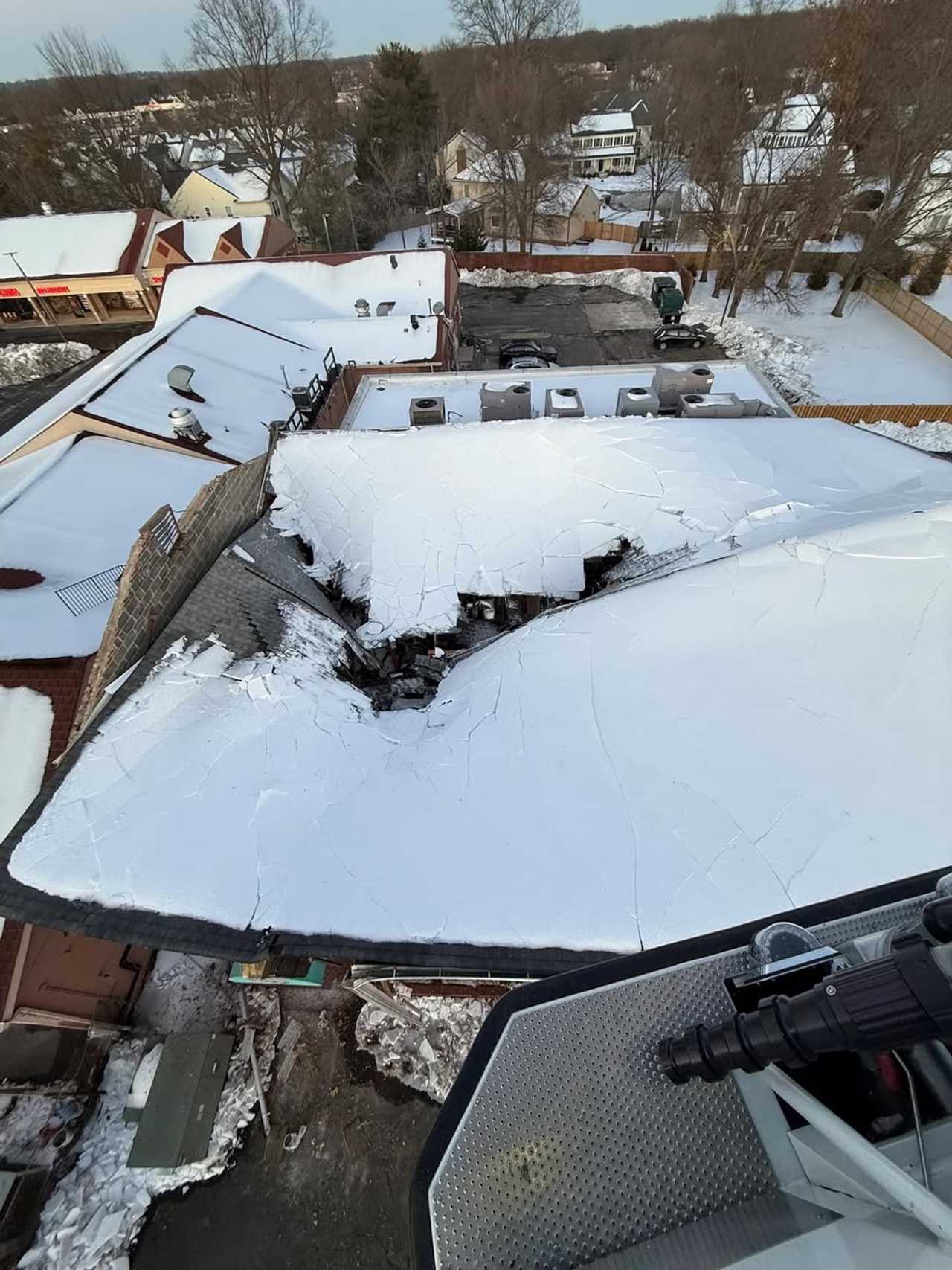 Frozen fury: Virginia church roof collapses, second floor fails in ...