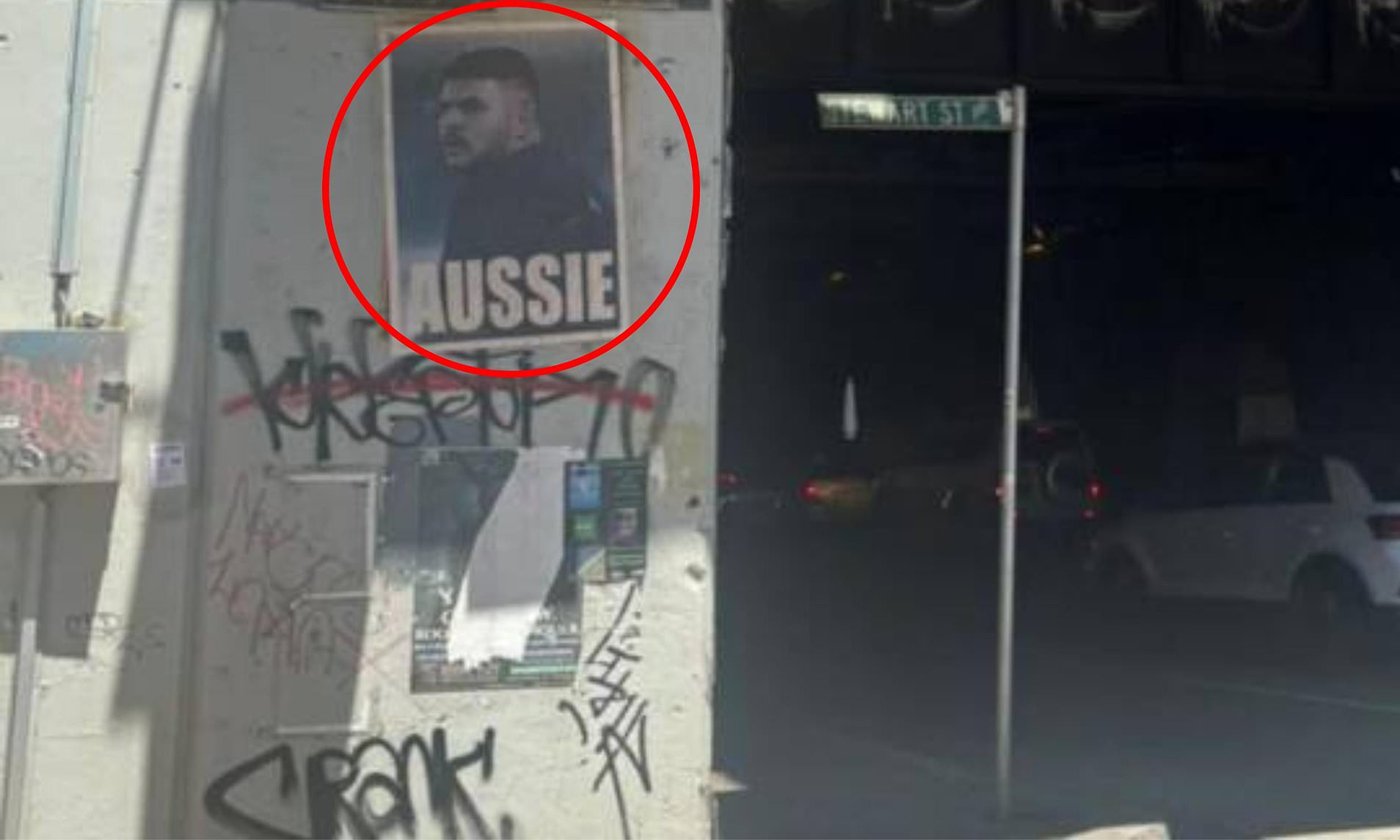 Aussies outraged by disturbing poster on a busy city street: 'Gutless'