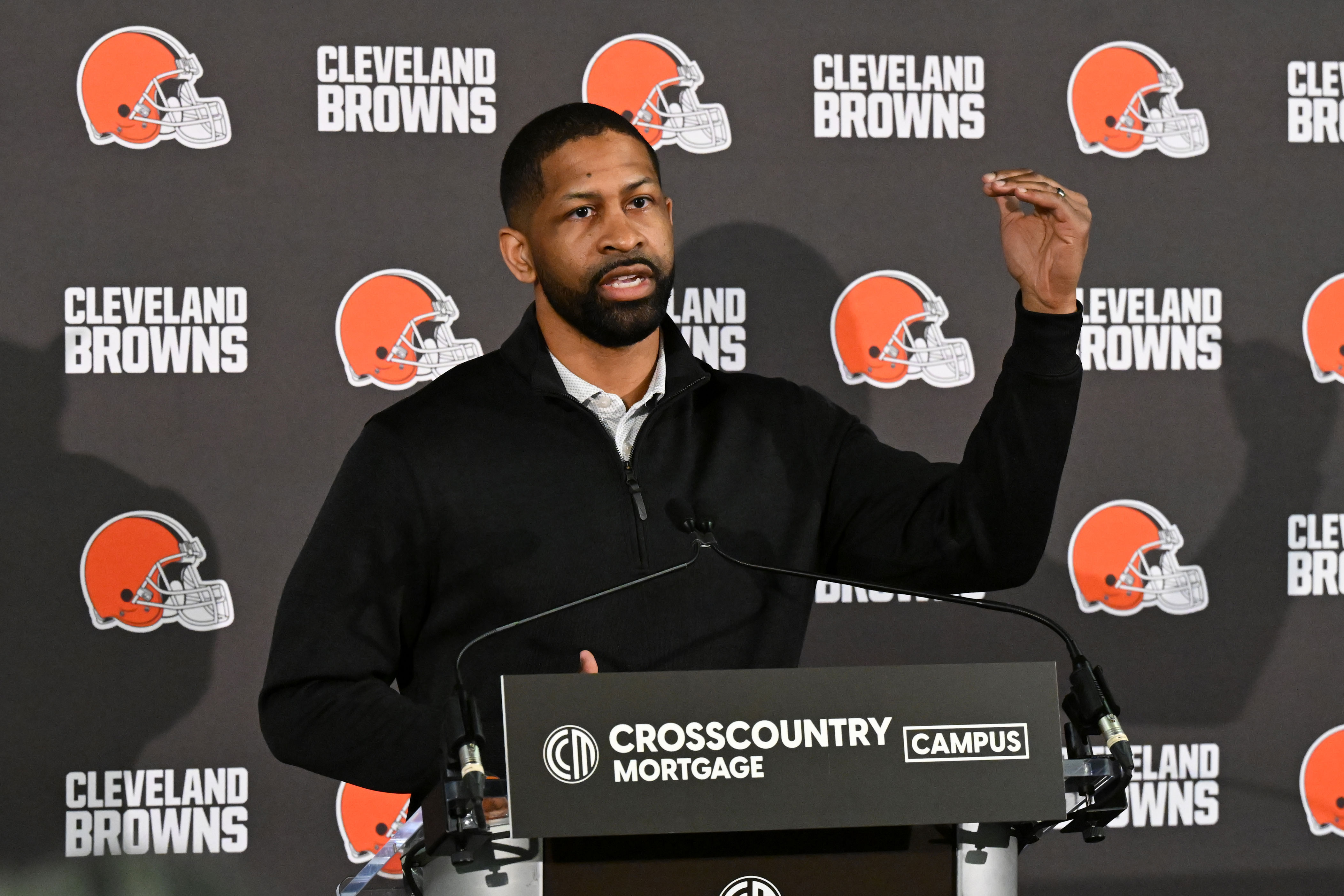 Browns roster: GM Andrew Berry tamps down offseason expectations early