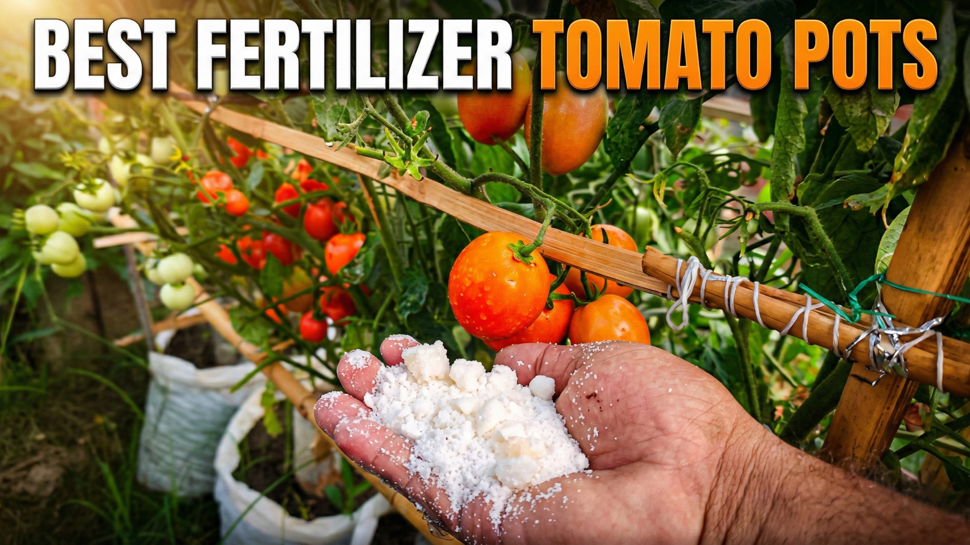 Tomatoes in pots: Best fertilizer tips for maximum growth