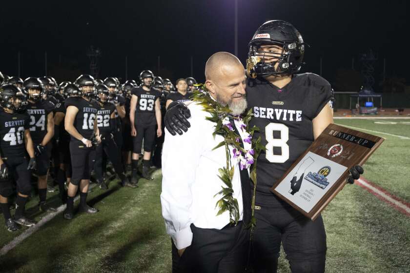 Trinity League football loses another head coach with Servite's Chris ...