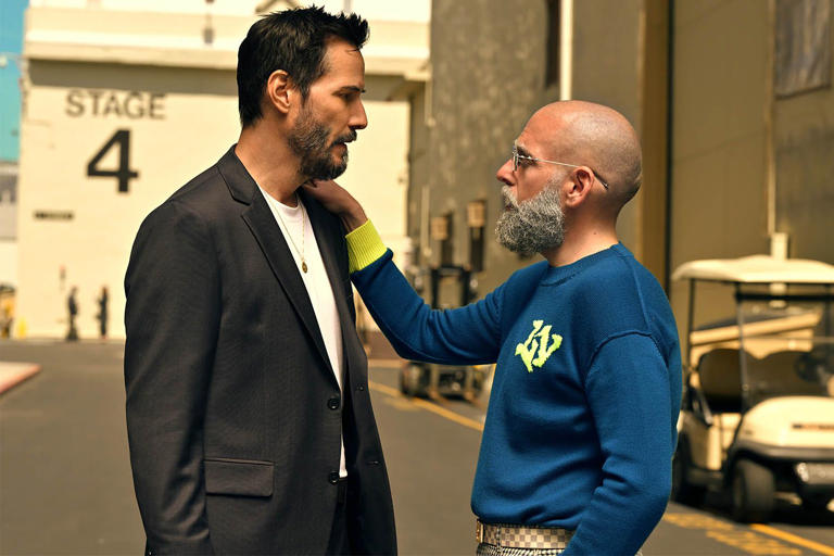 Jonah Hill goes bald and bearded for upcoming film with Keanu Reeves ...