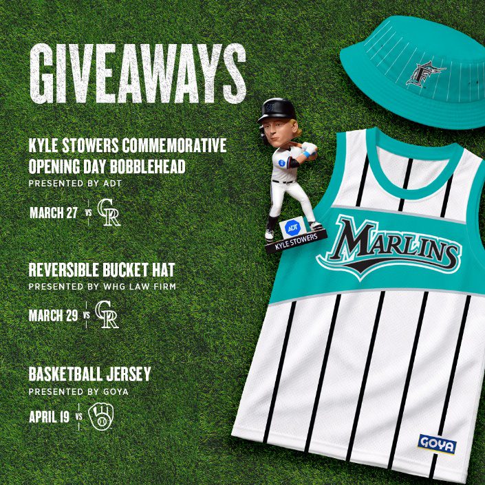Miami Marlins announce starting fan giveaways and theme nights for ...