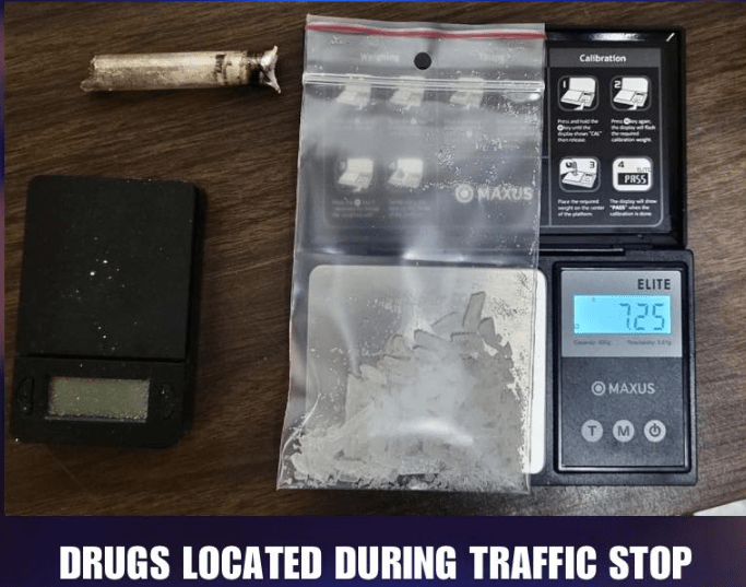 Man charged with meth possession after traffic stop in Jackson County