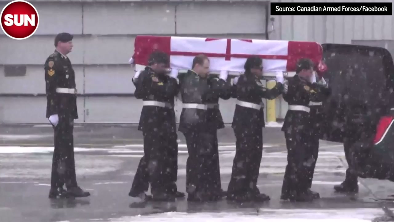 Repatriation ceremony: Honouring returning soldier Sebastian Halmagean