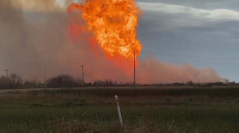 One hurt when natural gas pipeline explodes in Cameron Parish