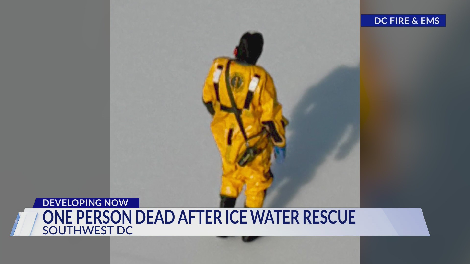 Body recovered from Potomac River after crews respond to person on the ice